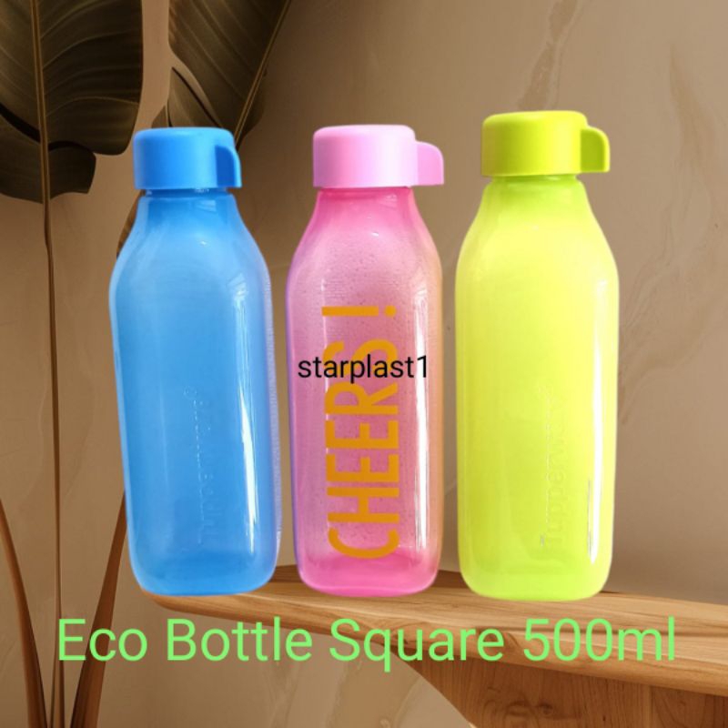 Jual Eco Botol Square 500ml Tupperware | Shopee Indonesia