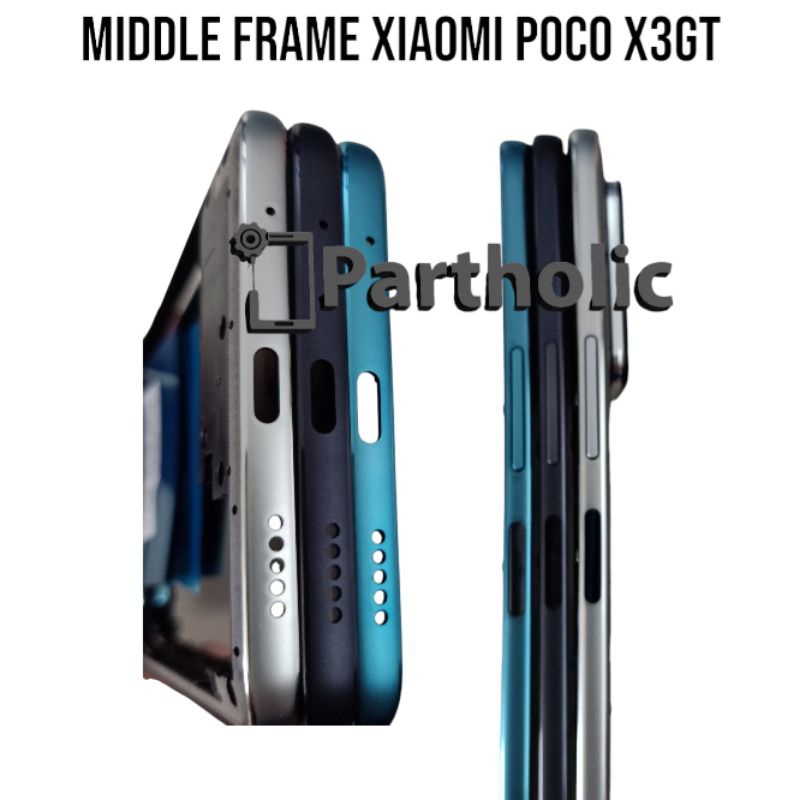 Jual Middle Frame Xiaomi Poco X3 GT/ Tulang Bolong Original | Shopee ...