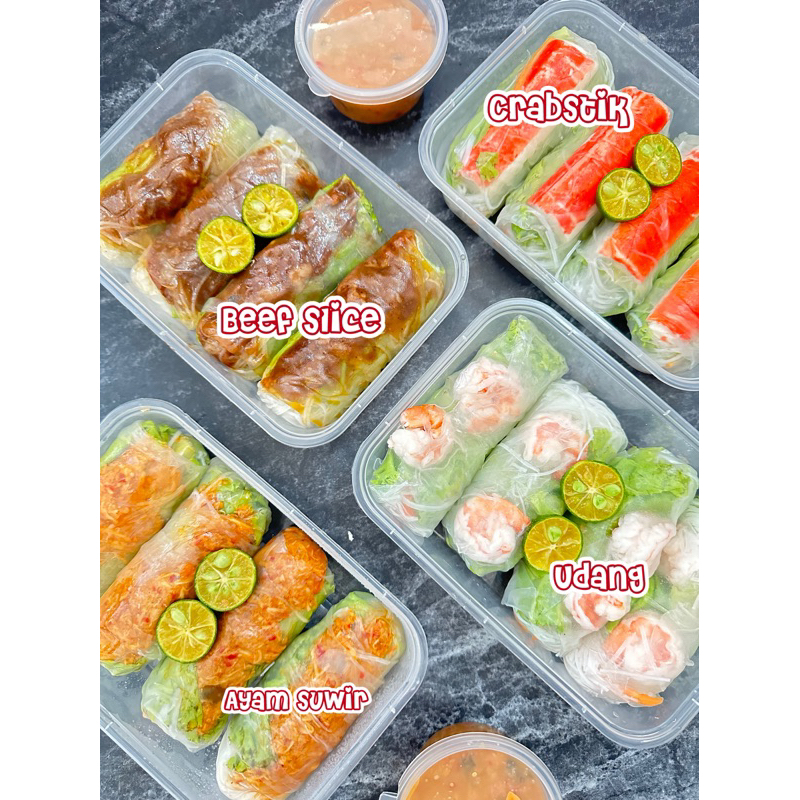 Jual VIETNAMESE SPRING ROLL | LUMPIA VIETNAM | SALAD SAYUR VIETNAM ...