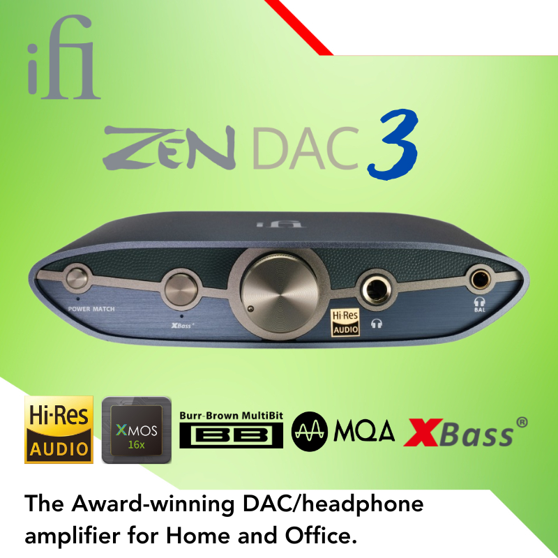Jual DAC IFI ZEN DAC 3 / V3 Desktop Headphone DAC / Amplifier With 4 ...
