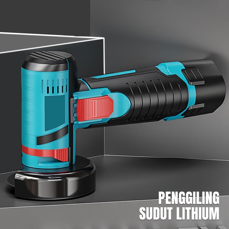 Jual Mesin Gerinda Cordless Gerinda Baterai Angle Grinder Portable ...