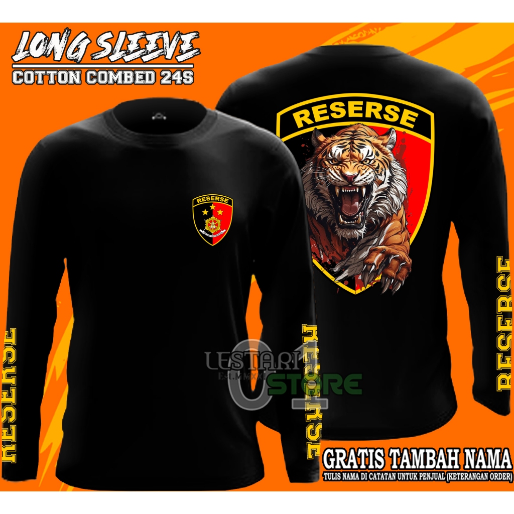 Jual KAOS POLISI TANGAN PANJANG RESERSE TERBARU - T SHIRT POLISI ...