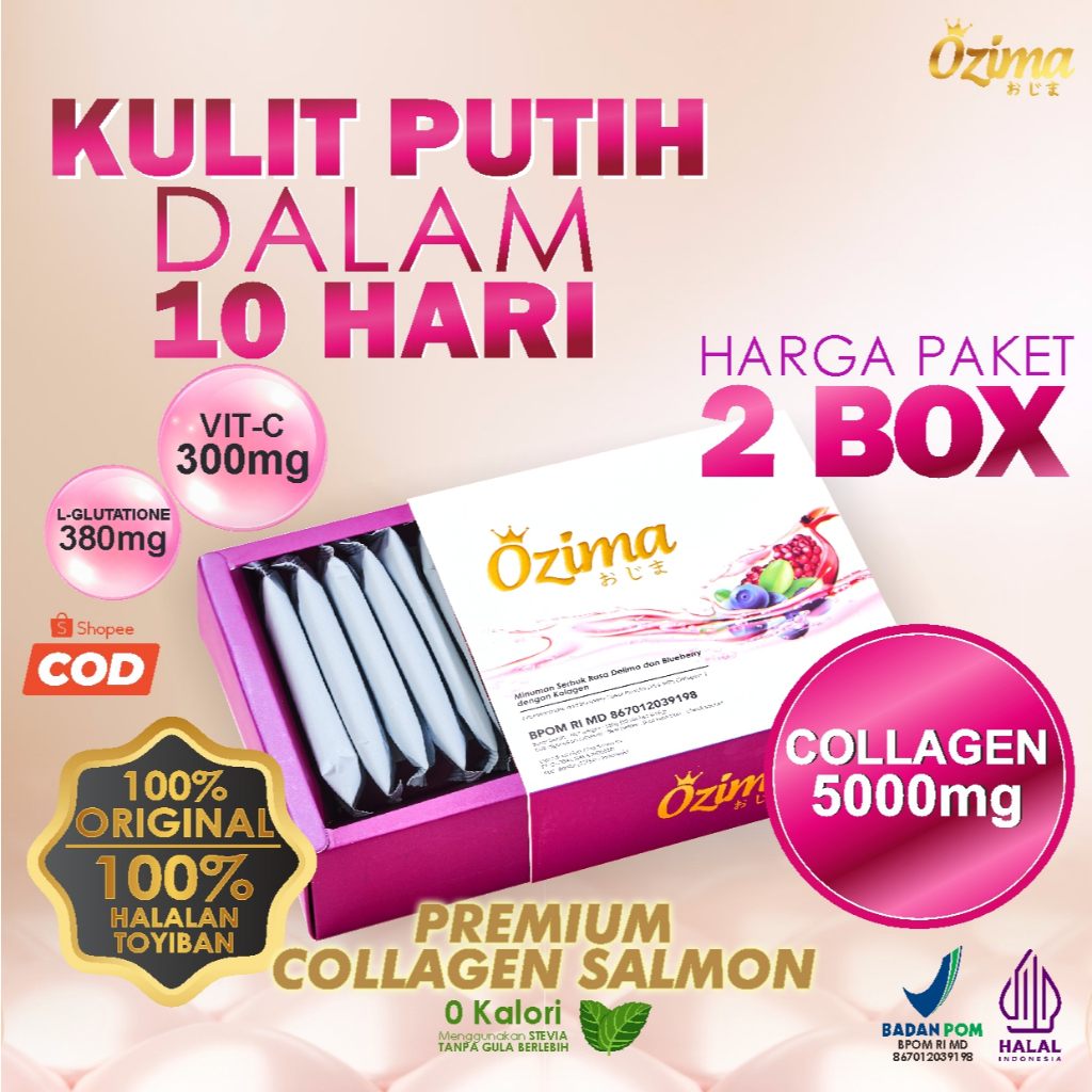 Jual Collagen salmon,kolagen ikan salmon paket 2box | Shopee Indonesia