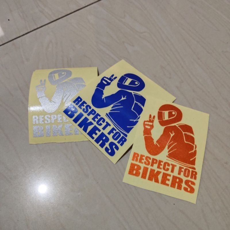 Jual STIKER CUTTING RESPECT BIKER | Shopee Indonesia