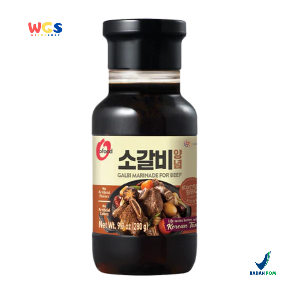 Jual O'Food Korean BBQ Galbi Marinade Sauce For Beef 280g | Shopee ...