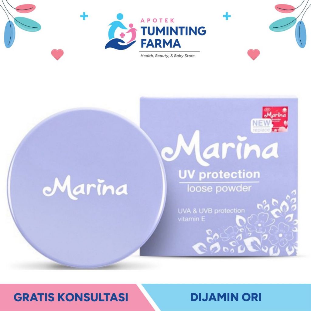 Jual MARINA Loose Powder + UV Protection 25gr - MANADO | Shopee Indonesia