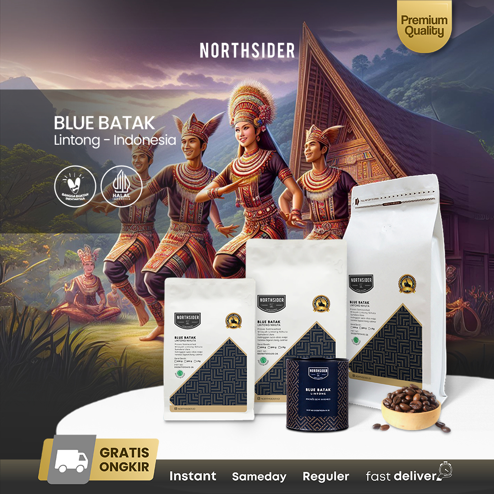 Jual Northsider Kopi arabika Lintong Blue Batak semiwashed coffee ...