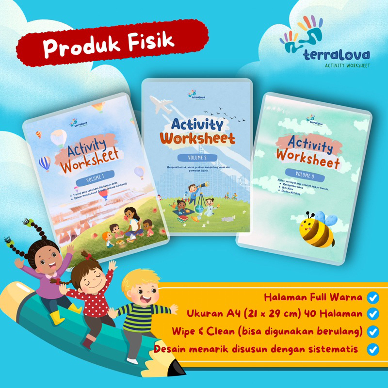 Jual WORKSHEET BUKU AKTIVITAS ANAK USIA 3 4 5 TAHUN | Shopee Indonesia