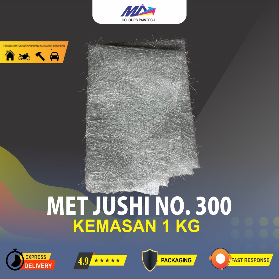 Jual SERAT FIBER | JUSHI FIBER GLASS COPPED | MET 300 | MET 400 | KAIN ...