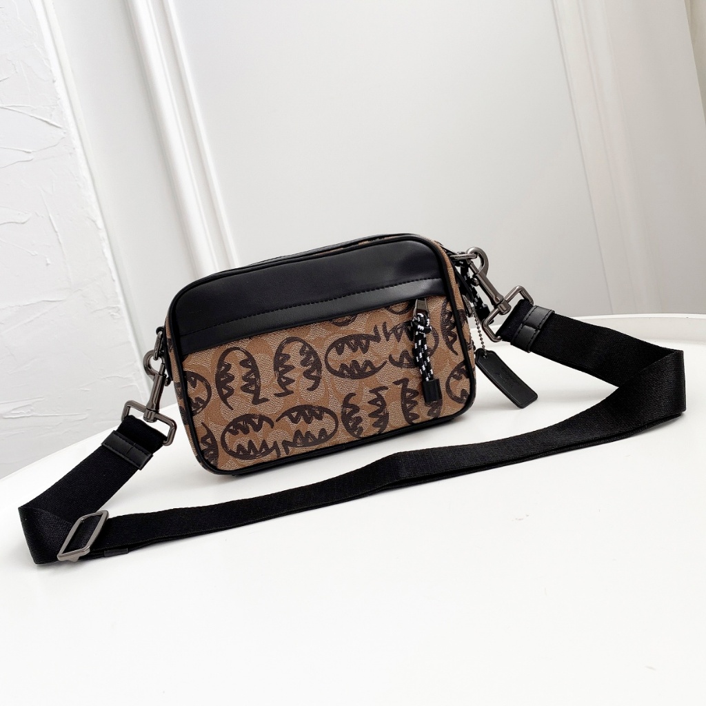 Jual Co-branded paragraph small monster Tu Crow men's camera bag small ...