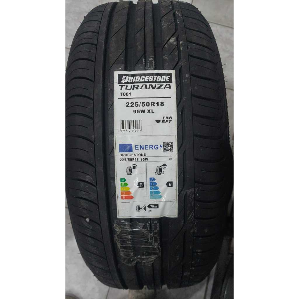 Jual BAN BRIDGESTONE TURANZA T001 RFT 225 50 R18 MADE IN POLAND | Shopee Indonesia