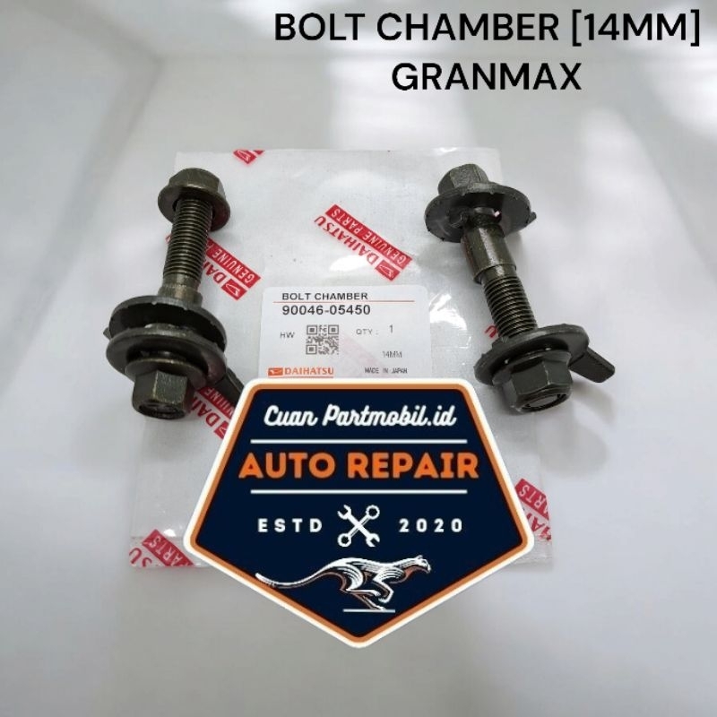 Jual BOLT BAUT CHAMBER SPOORING GRANMAX XENIA 14MM 2PC | Shopee Indonesia