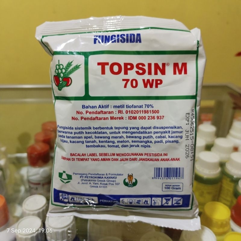Jual Fungisida TOPSIN M 70 WP Kemasan 100 gr. | Shopee Indonesia