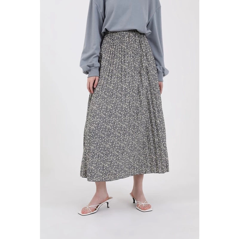 Jual (New) Berrybenka rok wanita korean style motif bunga | Shopee ...