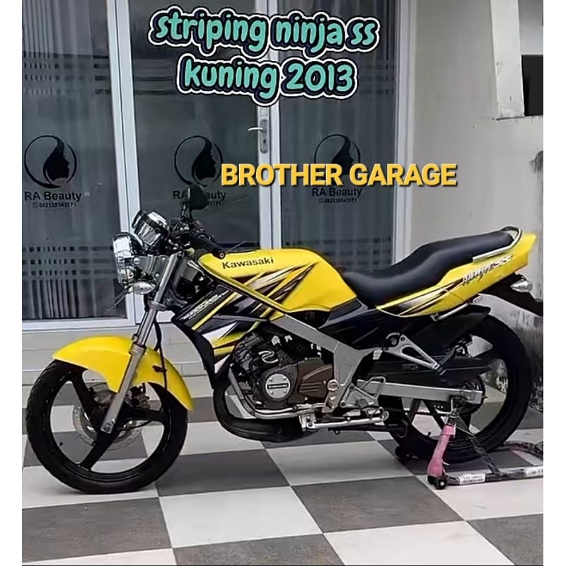 Jual STIKER STRIPING NINJA SS 2013 KUNING | Shopee Indonesia