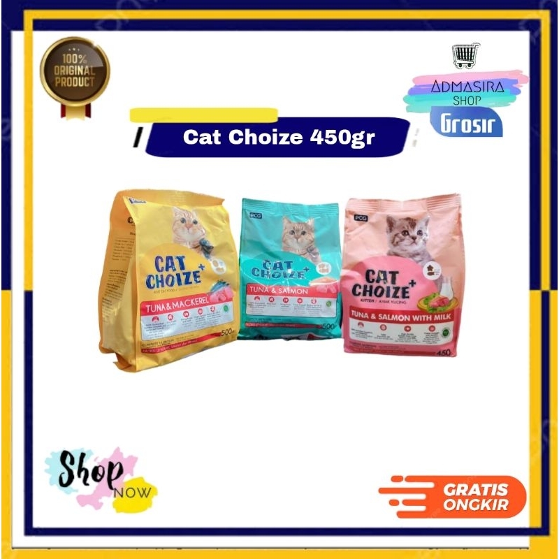 Jual CAT CHOIZE PLUS Freshpack Cat Food Premium CC + Plus Adult Kitten ...