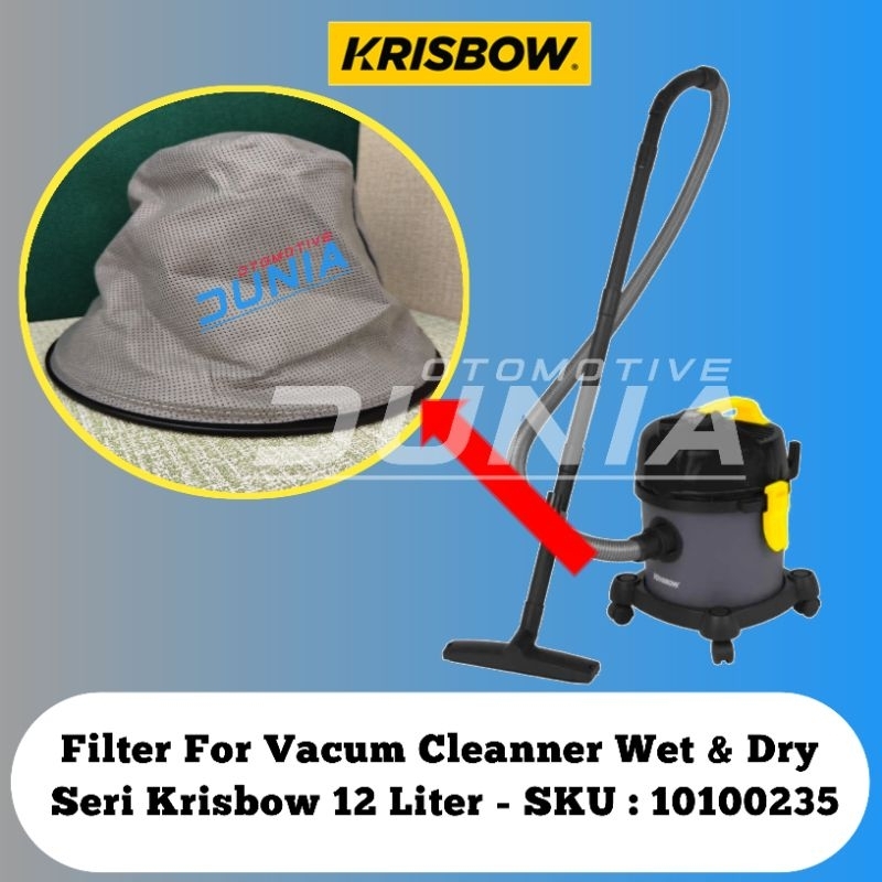 Jual Filter Krisbow Vacum Cleaner Debu Kering & Basah 12 Ltr 1000 watt ...