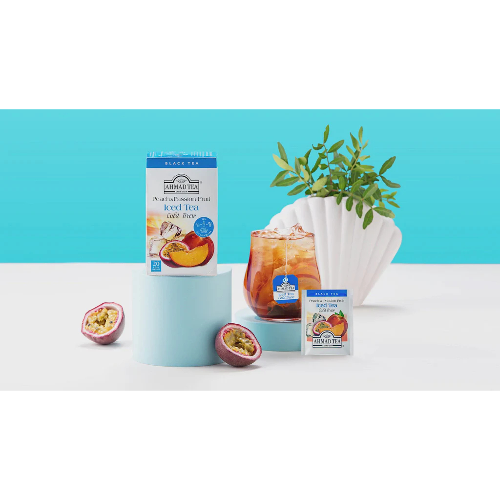 Jual Tea / Teh Ahmad Tea Peach & Passion Fruit Iced Tea - Cold Brew ...