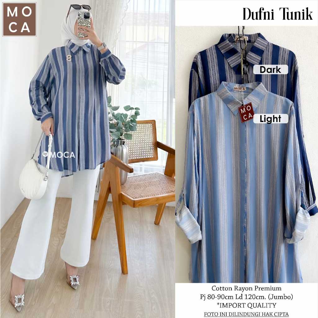 Jual Pakaian Wanita DUFNI TUNIK Trend FASHION HQ From MoCa | Shopee ...
