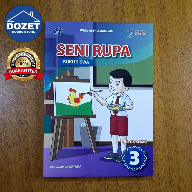Jual Buku Paket Seni Rupa Kelas 3 SD/MI Kurikulum Merdeka Untuk Siswa CV. GILANG PRATAMA ...