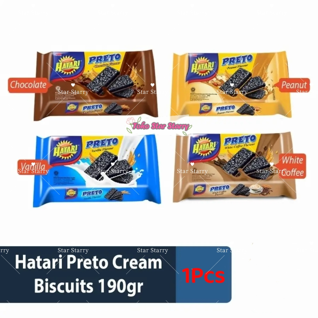 Jual [Per Bungkus] Hatari Preto Vanilla Cream 190 gr (1 Pcs ) / Hatari ...