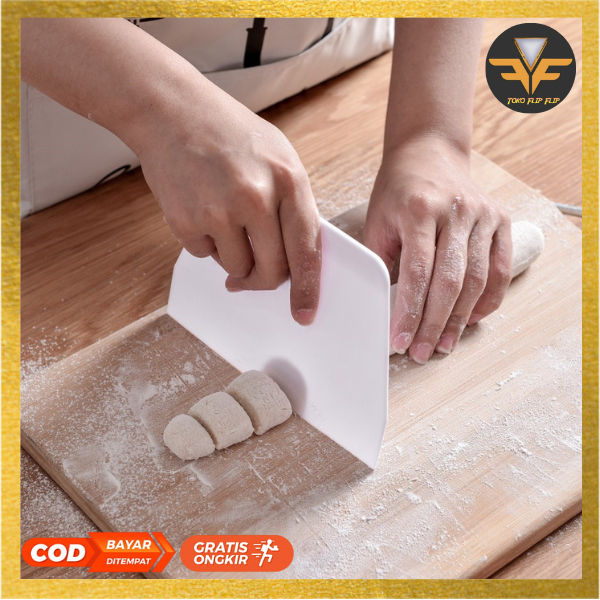 Jual SCRAPER JUMBO PLASTIK PP / PEMOTONG ADONAN KUE DAN ROTI / Scraper ...
