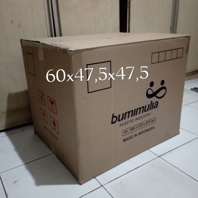 Jual KARDUS BEKAS/BESAR UKURAN NYA 60X47,5X_7,5 CM UNTUK PACKING BARANG ...