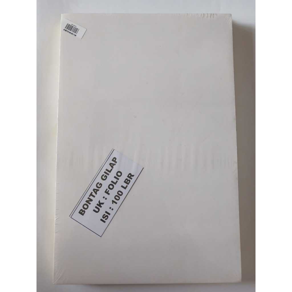 Jual Kertas Bontag Gilap Dan Hvs Isi 100 Lembar / Kertas Sticker Glossy ...