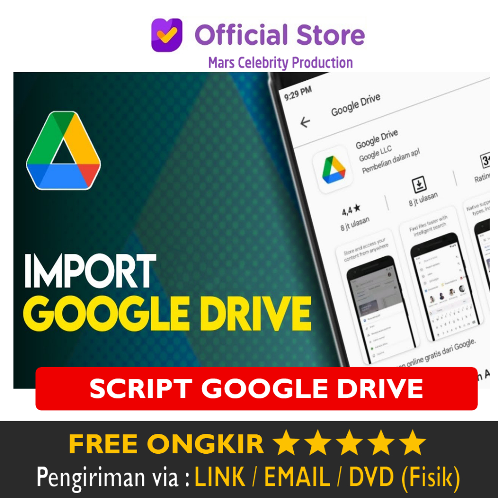 Jual Software Script Copy Paste File Clone Google Drive Script GDrive ...