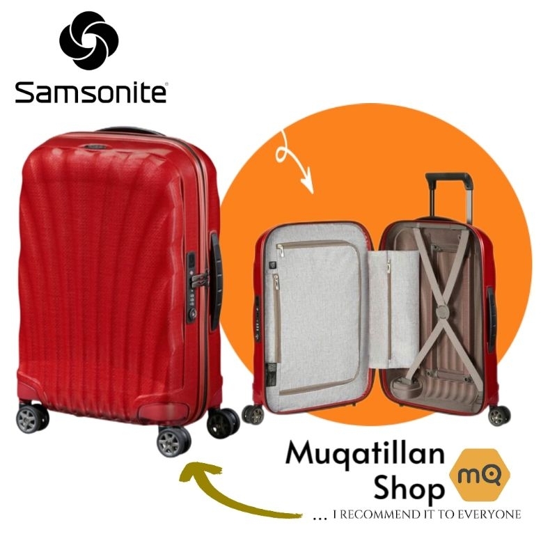Jual Koper Samsonite C-Lite size Cabin 55/20 inch extra ringan | Shopee ...