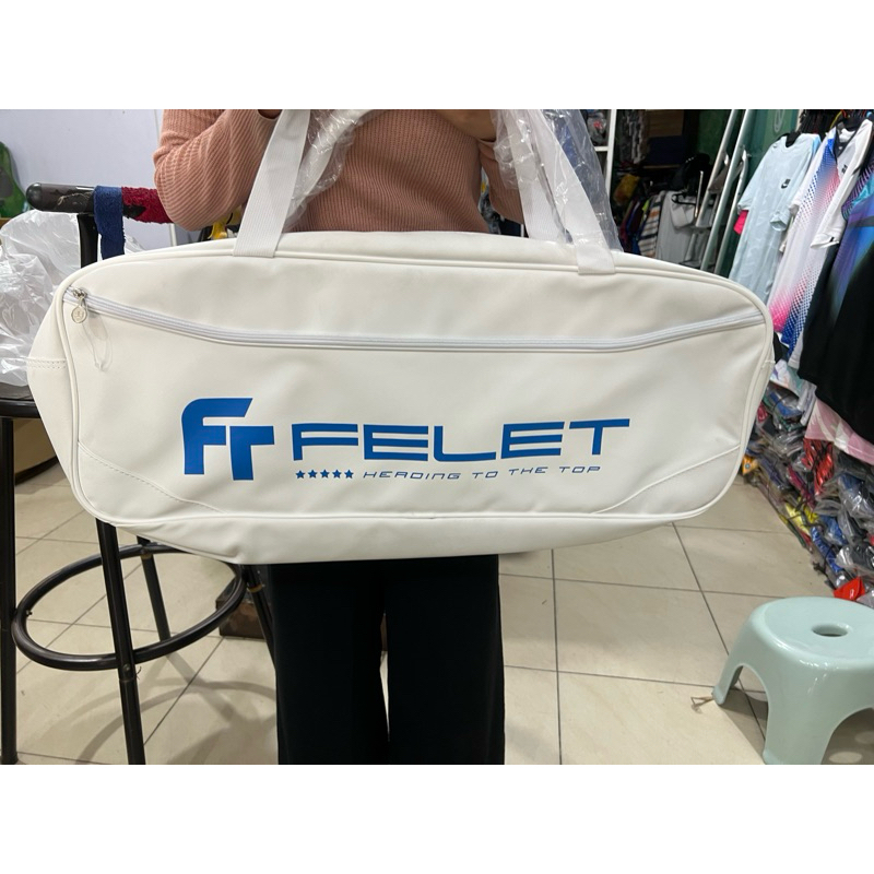 Jual Tas Badminton Felet Putih | Shopee Indonesia