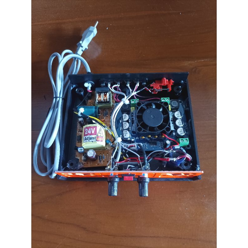 Jual Power amplifier mini model Built-Up sudah smps siap colok | Shopee ...