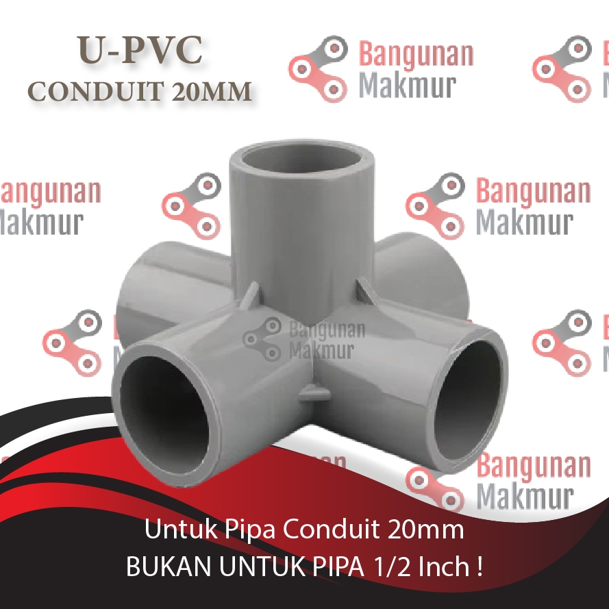 Jual 5 Way Sambungan Pipa PVC 20mm | Shopee Indonesia