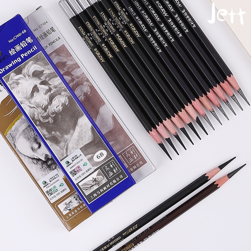 Jual Maries Charcoal Pencils Pensil Sketsa Arang / Charcoal Sketch ...