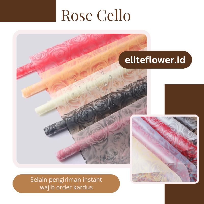 Jual Kertas Buket Bunga Rose | Flower Wrapping Paper | Kertas Bucket ...