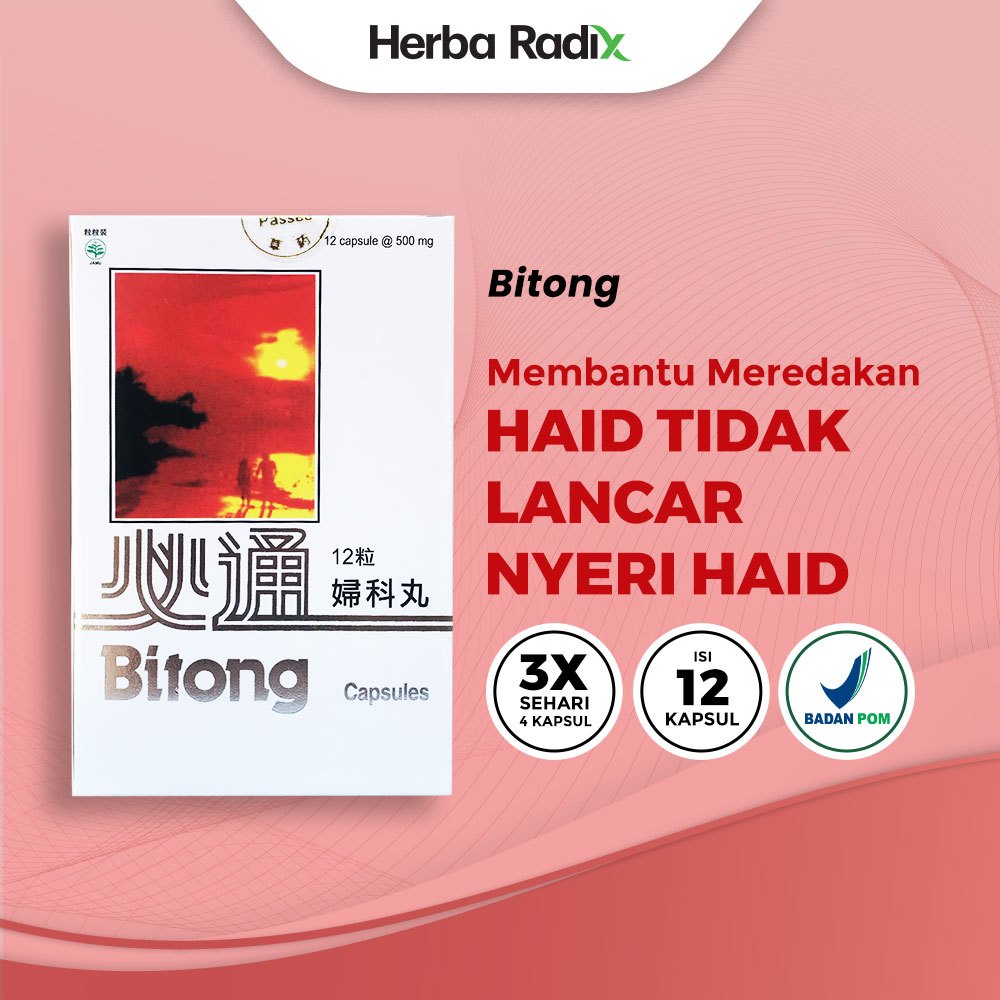 Jual Bitong Capsule - Melancarkan & Meredakan Nyeri Haid | Shopee Indonesia
