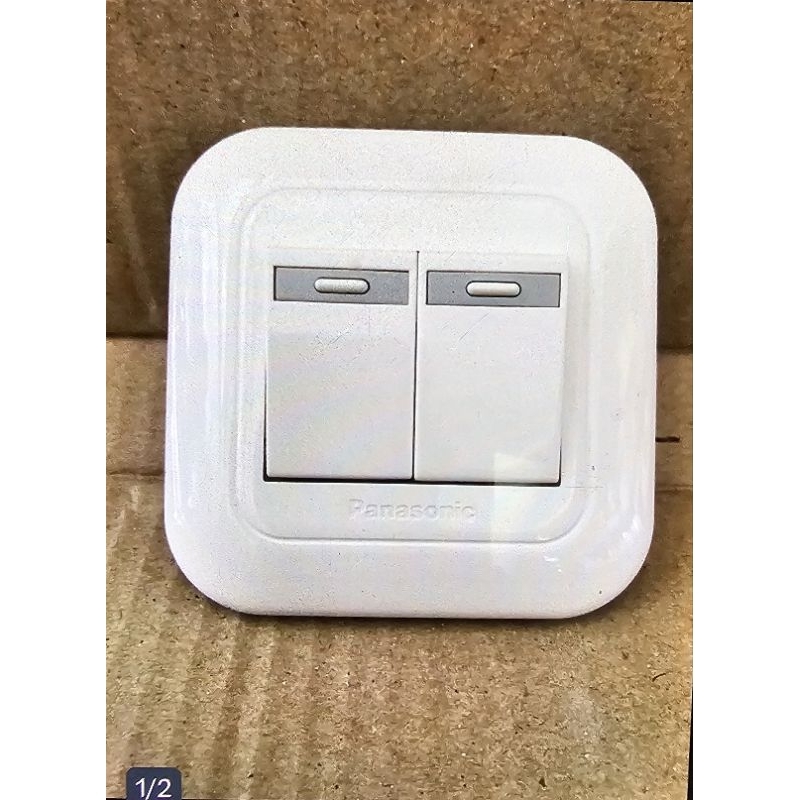 Jual PANASONIC SAKLAR GANDA/SERI PUTIH | Shopee Indonesia