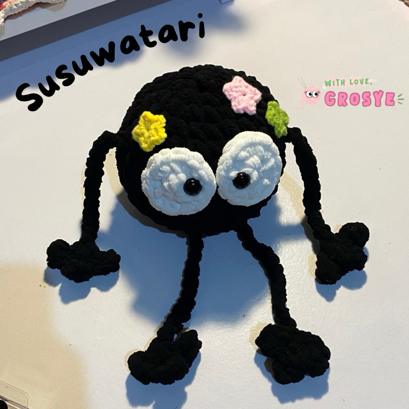 Jual Amigurumi Plushies Susuwatari Ghibli Crochet | Shopee Indonesia