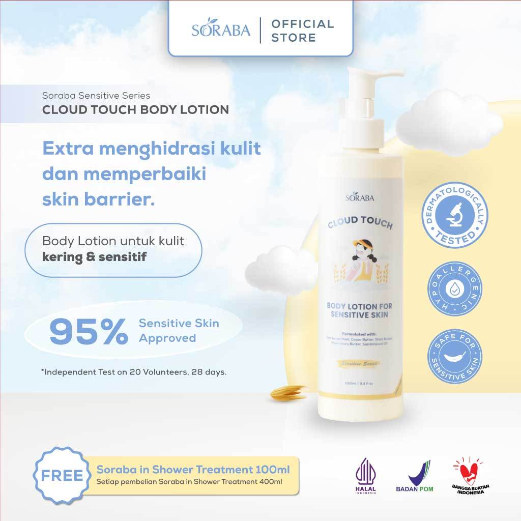 Jual SORABA Cloud Touch Sensitive Eczema Psoriasis & Troubled Skin ...