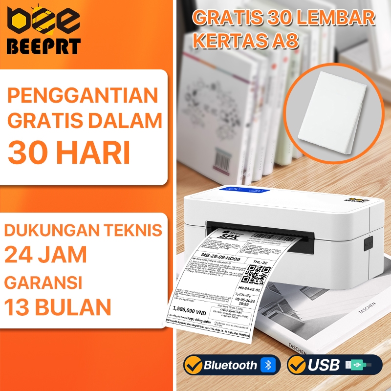 Jual Rhebar QR-368BT(A70pro) printer barcode thermal label Resi ...