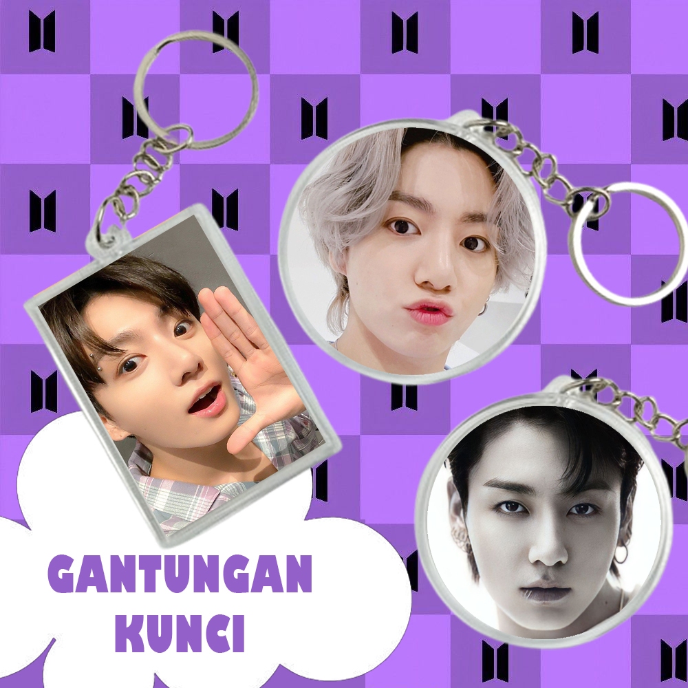 Jual A&M Gantungan Kunci Akrilik 2 Sisi JUNGKOOK BTS Gantungan Lucu Keychain K-POP | Shopee ...
