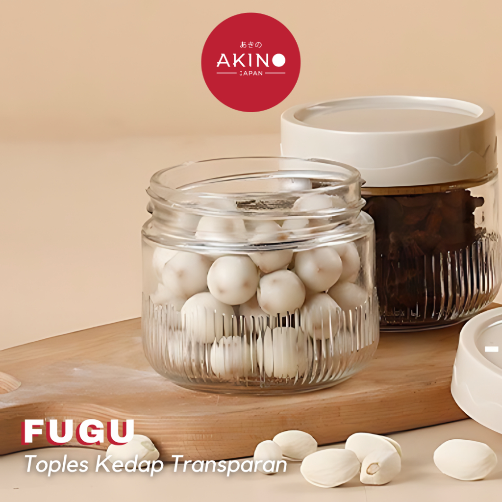 Jual AKINO - FUGU Kontainer Bumbu Dapur Transparan Spice Jar Permen ...
