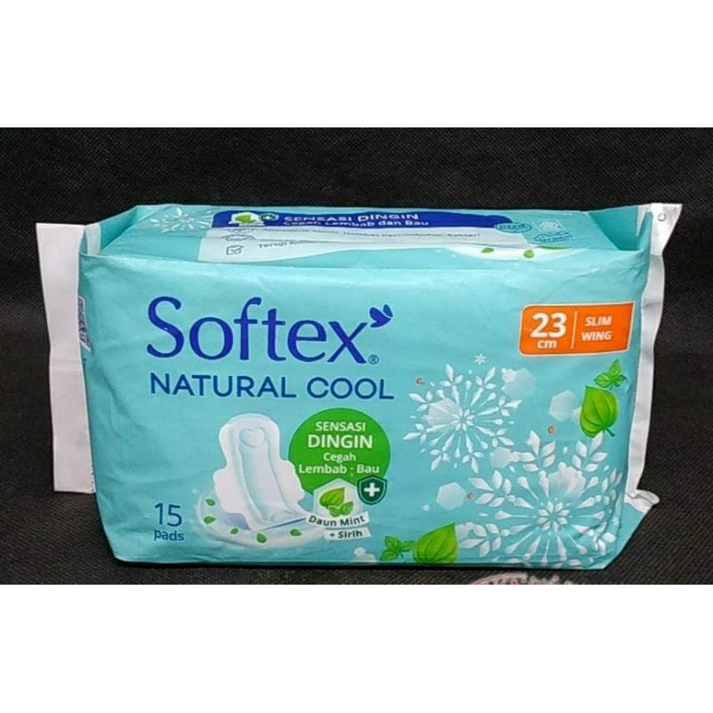 Jual Softex Pentiliner natural cool dan super slim wing 15cm isi 32pads ...