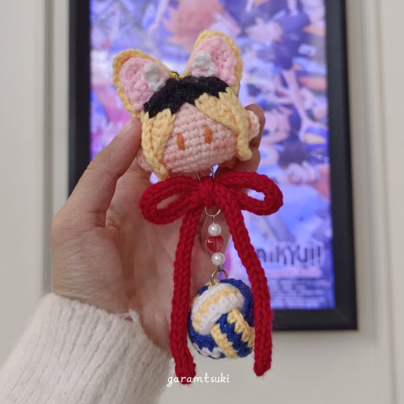 Jual Kenma Nyang Keychain Crochet || Anime Haikyuu Crochet | Shopee ...