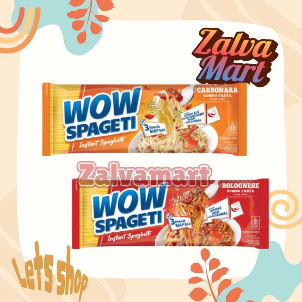 Jual Wow Spageti Instan Carbonara n Bolognese 84 g | Shopee Indonesia