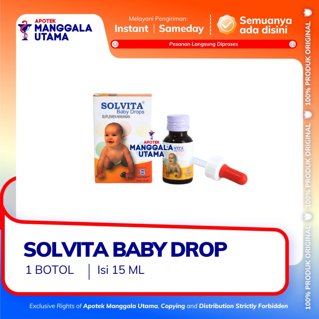 Jual SOLVITA BABY DROPS SUPLEMEN BAYI 15 ML | Shopee Indonesia