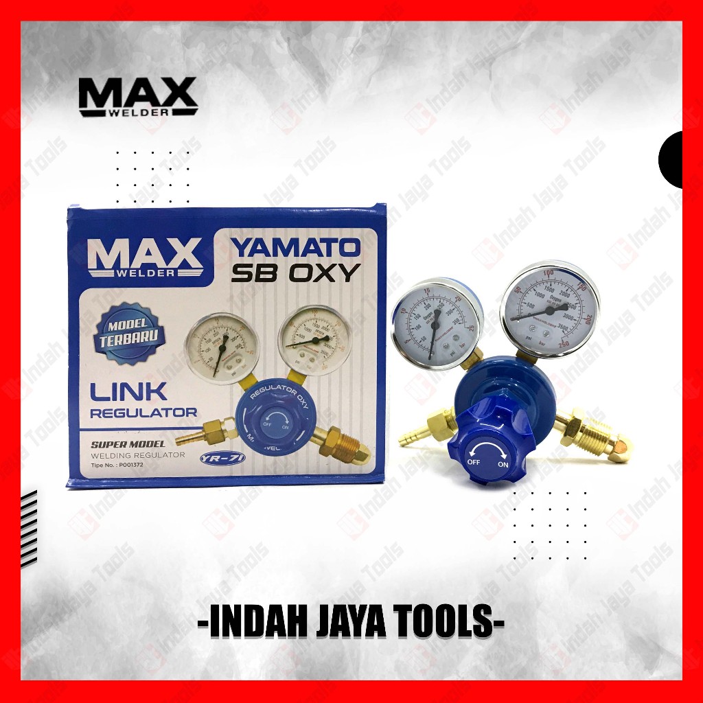 Jual MAX WELDER SB OXY Regulator Las Oxygen Oksigen Tabung Las O2 Welding | Shopee Indonesia