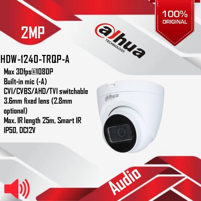 Jual Camera Dahua 2MP T1A21P Cooper Series CCTV Indoor (GFO) | Shopee ...