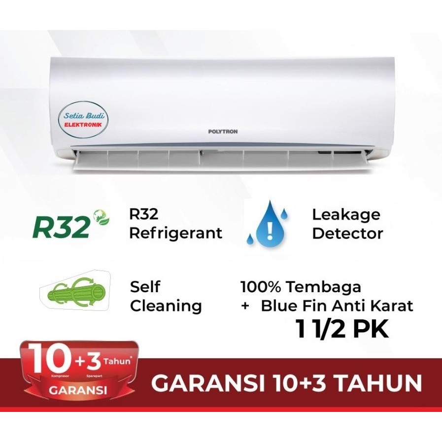 Jual Polytron AC Deluxe 2 1 1/2 PK PAC 12VH Standard - Medan - Ready ...