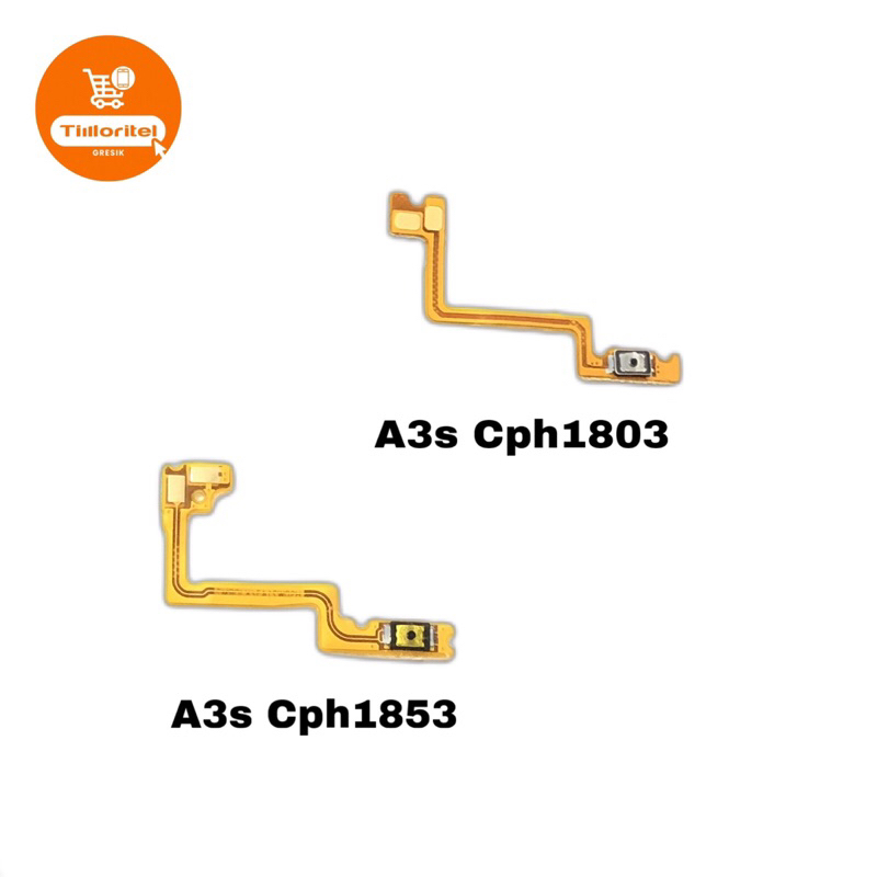 Jual FLEXIBLE ON OFF OPPO A3S CPH1853 / FLEKSIBEL TOMBOL POWER OPPO A3S CPH1803 | Shopee Indonesia